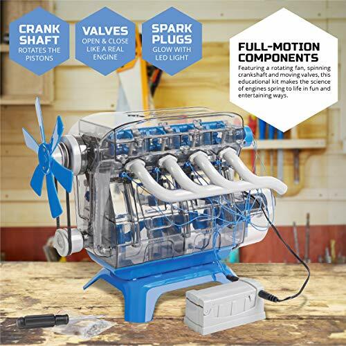 Discovery Kids #MINDBLOWN Model Engine Kit, DIY Mechanic Four Cycle ...