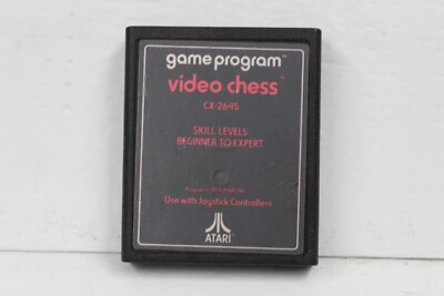 Video Chess (Atari 2600, 1979) Text Varient Cart Only | eBay