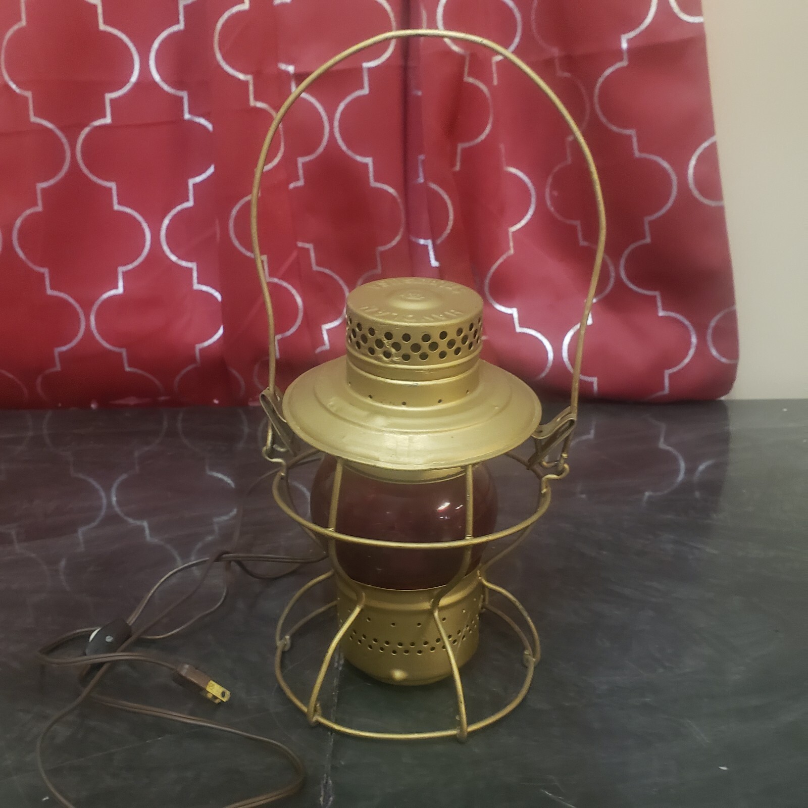 Vintage Handlan Railroad Lantern Lamp Handlan St Louis RR w/ Original ...
