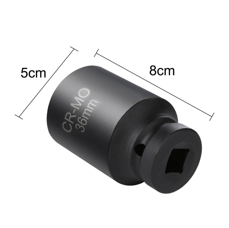 36mm Deep Impact Socket 1/2 Inch Drive 6 Point Hub Nuts Flywheel Tool ...