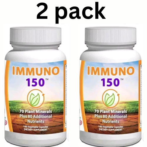 2 PACK IMMUNO 150 THE ULTIMATE, IMMUNE BOOSTER. 150 CAPSULES EXP 22-06 ...