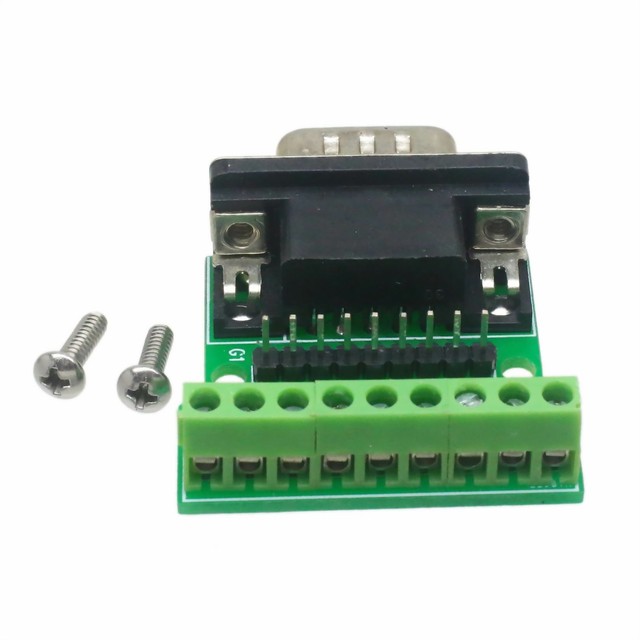 Db9 D-sub VGA De9 Male Adapter 9pin Signals Terminal Breakout Board ...