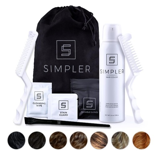 New, Simpler Hair Color for Men Kit for Full Coverage Hair & Beard ...