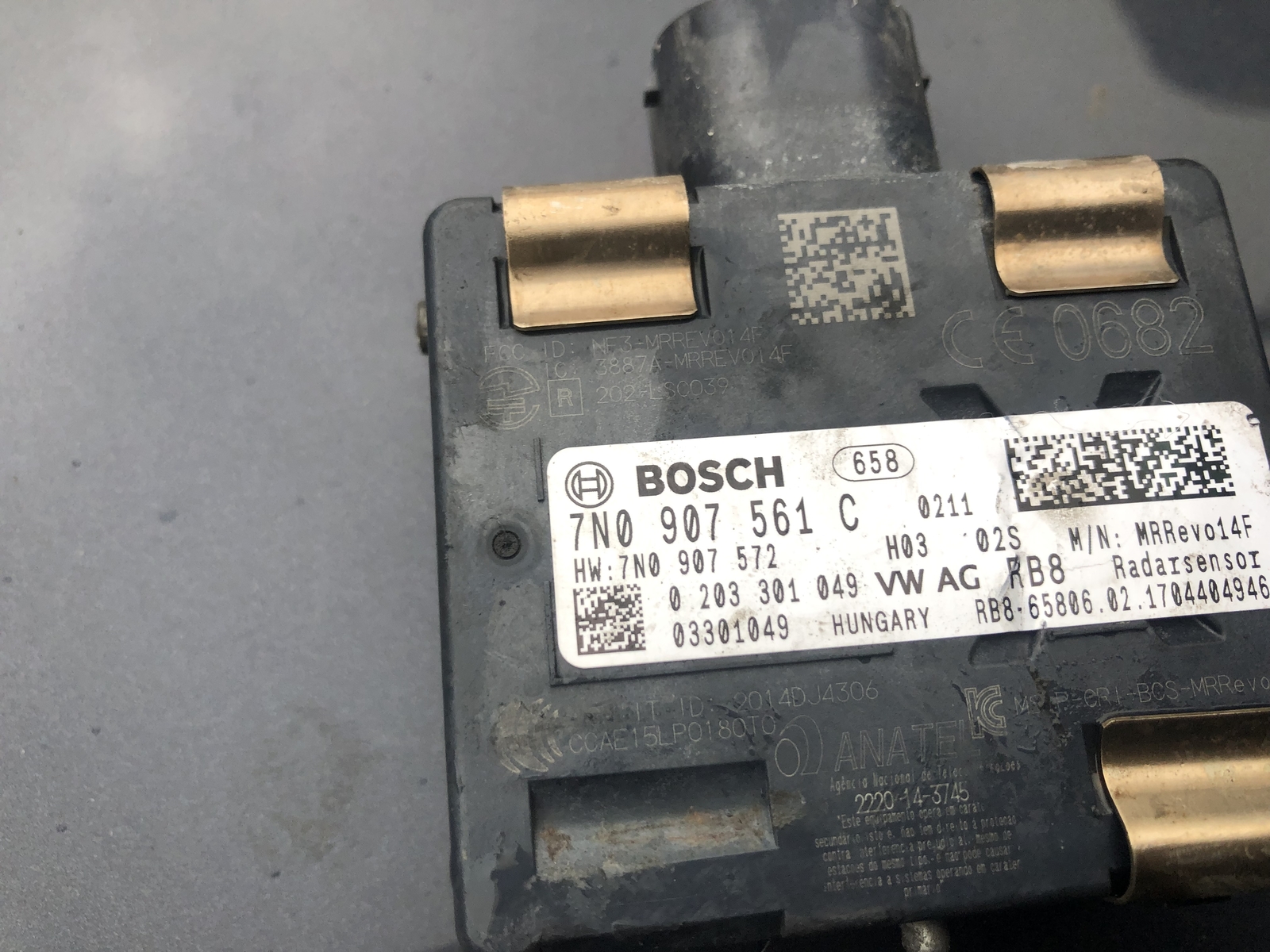 VOLKSWAGEN VW SHARAN 2010-2018 DISTANCE RADAR SENSOR MODULE UNIT ...