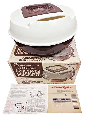 Vintage Hankscraft Cool-Vapor Humidifier By Gerber Model 3972 in Box ...
