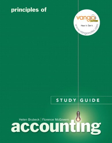 PRINCIPLES OF ACCOUNTING STUDY GUIDE By Meg Pollard **BRAND NEW ...