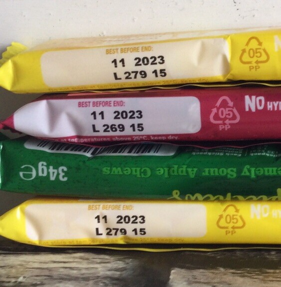 Chewits Xtreme Extremely Sour Apple Chews 24 X 34g for sale online | eBay