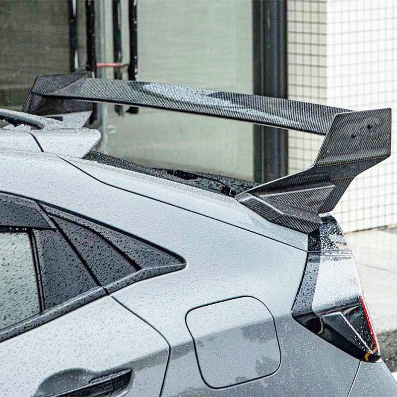 Real Carbon Fiber Rear Trunk Spoiler Wing for Honda Civic FK7 FK8 Type ...