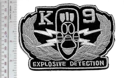K-9 EOD Police Explosive Ordnance Detection Qualified Team Blue Line ...