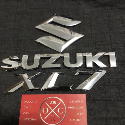 07-09 Suzuki XL7 OEM Emblems Rear Badges Genuine Logo 2008 USDM | eBay