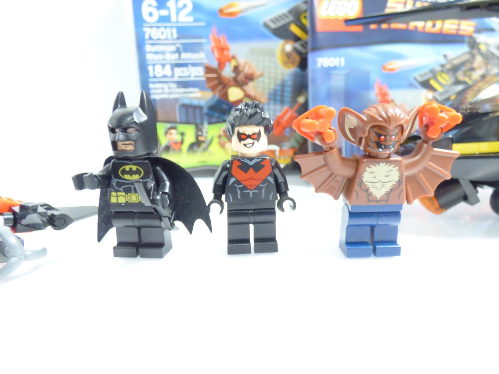 LEGO DC Comics 76011 Batman Man-Bat Attack Set With Box Instructions ...