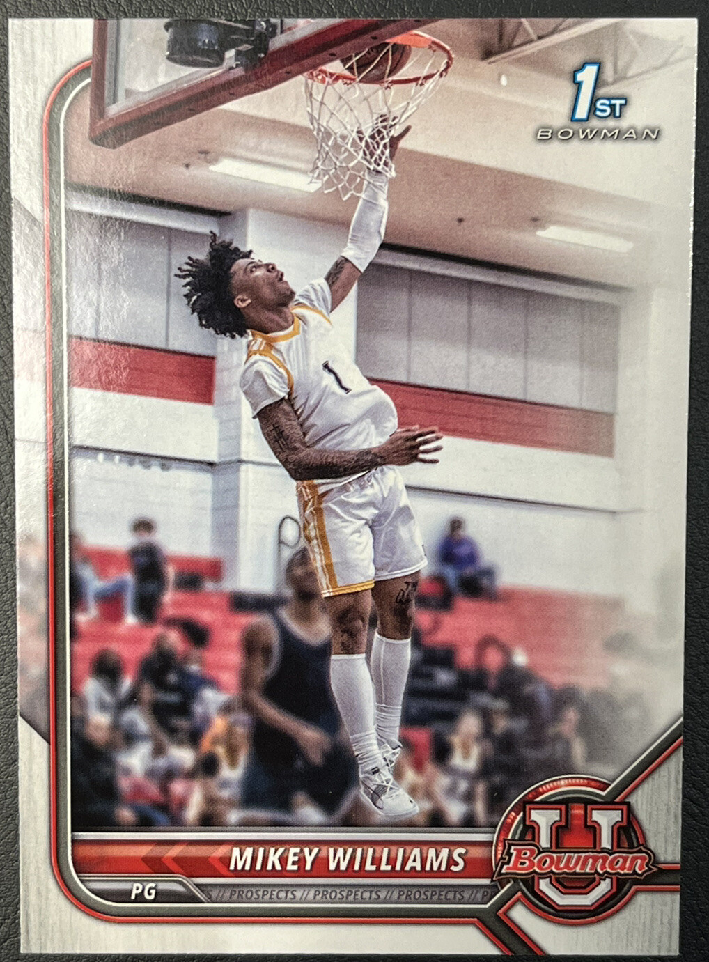 Mikey Williams 2022 1st Bowman University #1 San Ysidro High Memphis ...