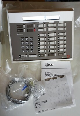 NEW AT&T Avaya Lucent Definity Call Master III Attendant Voice Console ...
