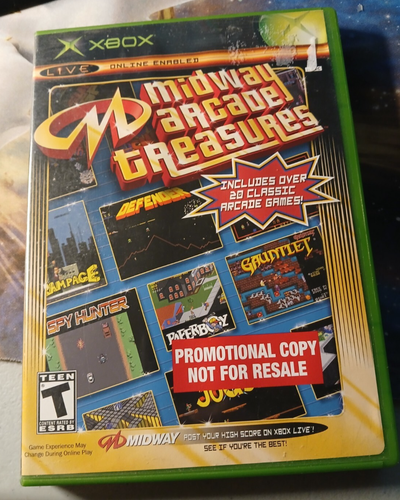 Midway Arcade Treasures - Promotional Copy Not For Resale Xbox | eBay