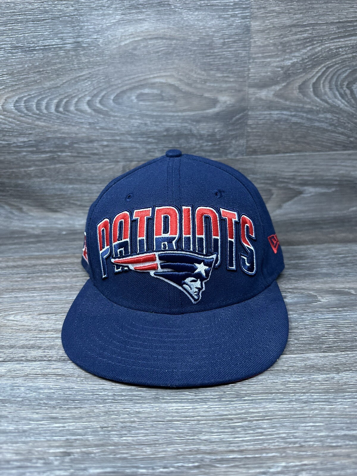 New Era New England Patriots Pats NFL Hat Cap 7 3/8 AFC Football | eBay