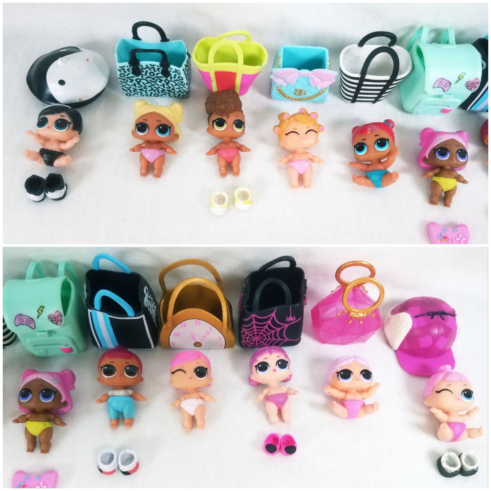 LOT OF 11 LOL SURPRISE DOLLS BABYDOLL SCRIBBLES YIN RIPTIDE VRQT PINS ...