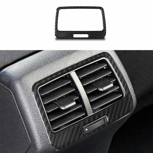 For VW Golf MK7 2014-2019 Real Carbon Fiber Rear Air Outlet Vent Frame ...