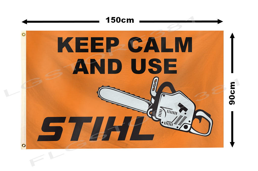 Stihl Flag Banner 3x5ft Chainsaw ChainSaw Tools Equipment Wall Decor ...
