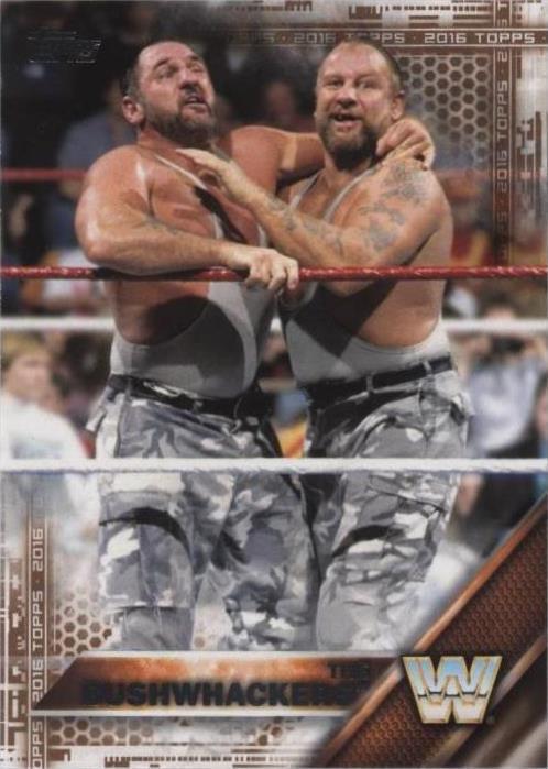 2016 Topps WWE - The Bushwhackers #58 Tag Team Championship Bronze for ...