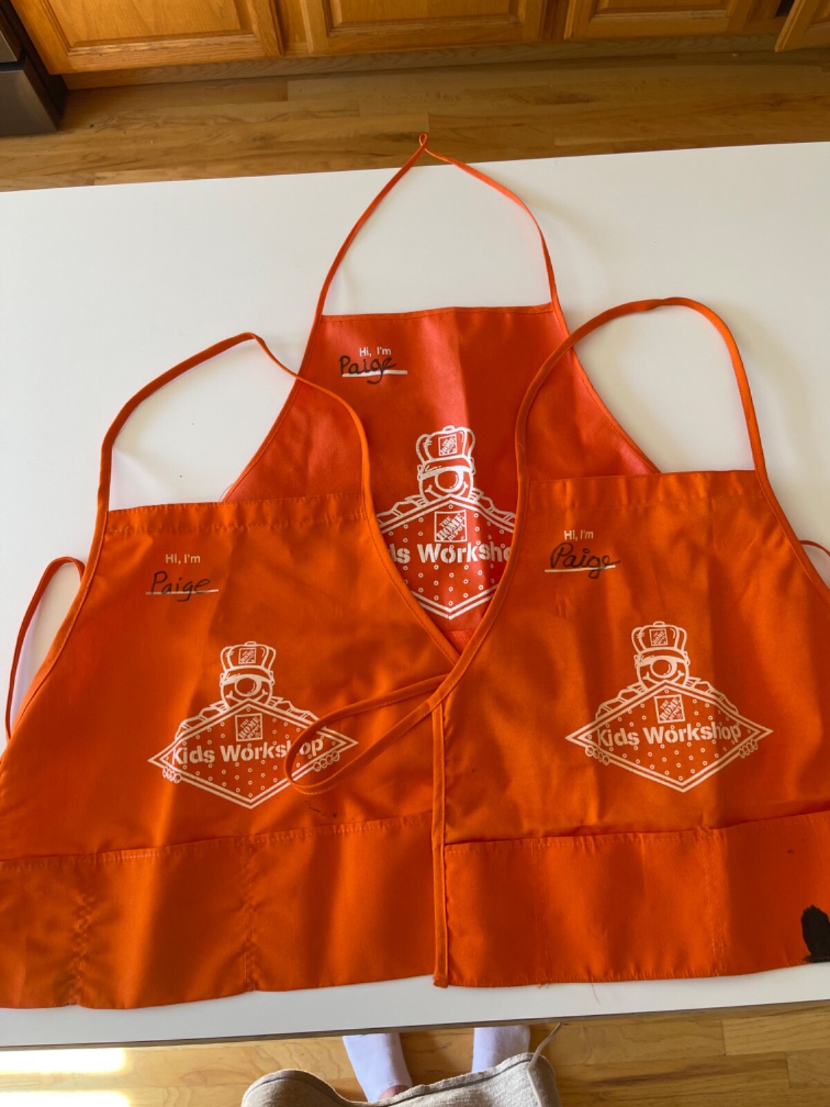 Home Depot Kids Workshop Pins and Aprons | eBay