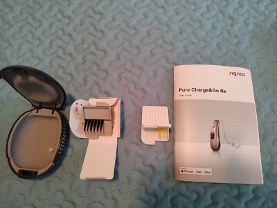 Hearing Aid Case Protective Storage Travel Box, Original Black Genuine ...