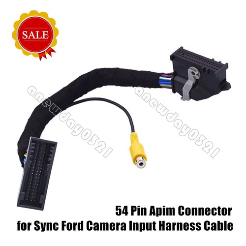54Pin Apim Connector for Ford Sync Camera Input Harness Cable Extension ...