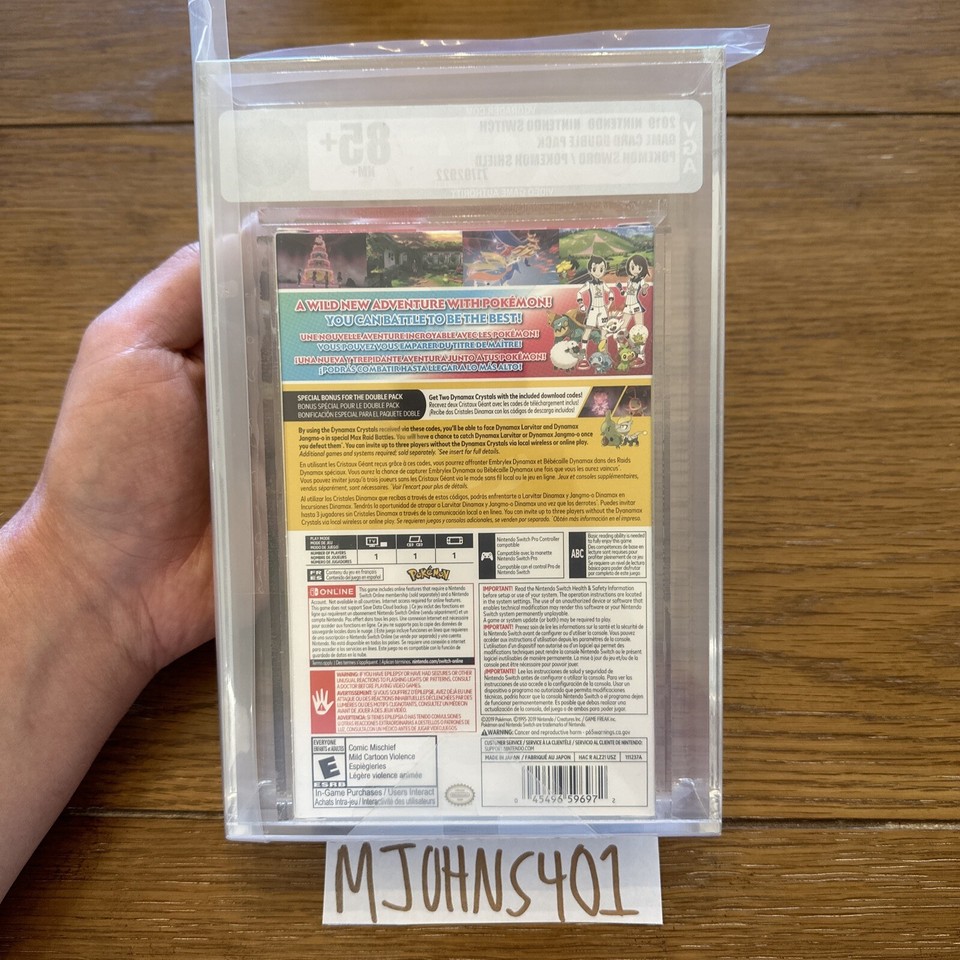 Pokemon Sword and Shield: Double Pack (Nintendo Switch, 2019) New VGA ...