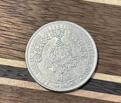 CIRCUS CIRCUS HOTEL CASINO 1987 $1 ONE DOLLAR GAMING COIN/TOKEN - Las ...