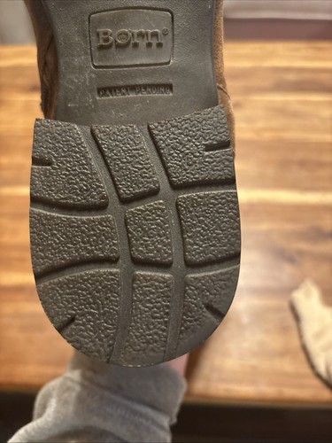 BORN Delall Suede HARNESS Riding MOTO BIKER TALL Boot Brown Size 10 | eBay