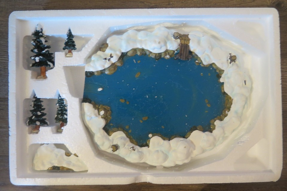 Lemax Carole Town Collection Set of 6 Mill Pond Christmas Village ...
