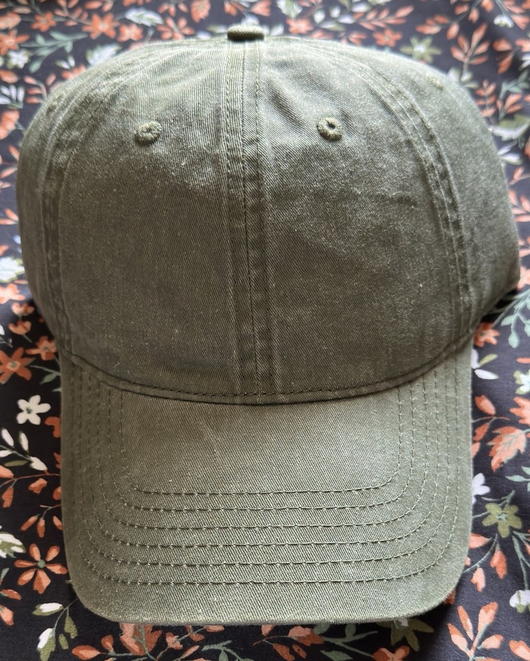 Happy Camper Baseball Cap! Writing Only On The Back! Adult Size !!! | eBay