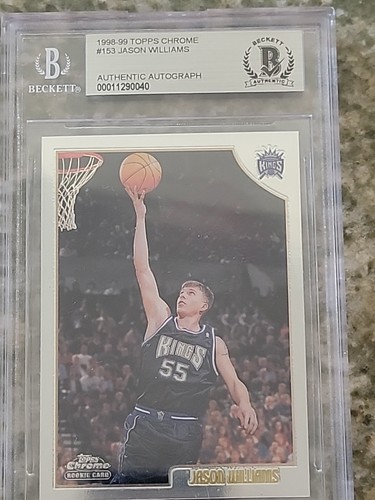 1998-99 Topps Chrome - Jason Williams #153 Autograph | eBay