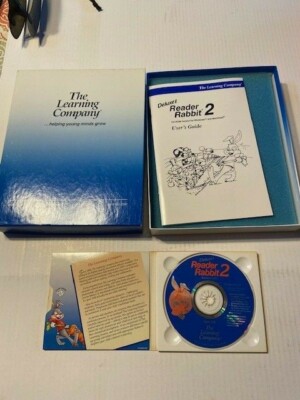 THE LEARNING COMPANY DELUXE READER RABBIT CD-ROM SOFTWARE with guide ...