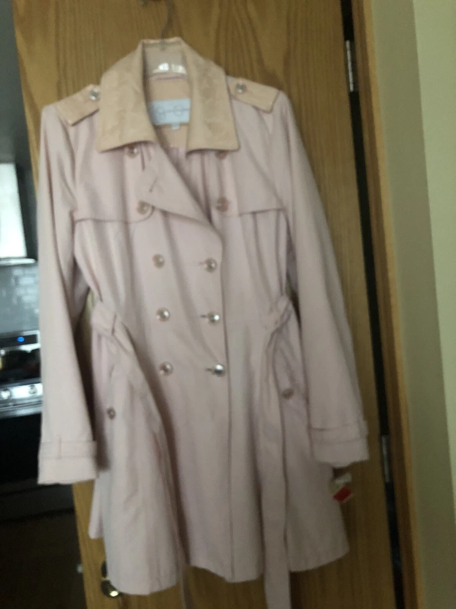 Jessica Simpson Satin Trench Coat
