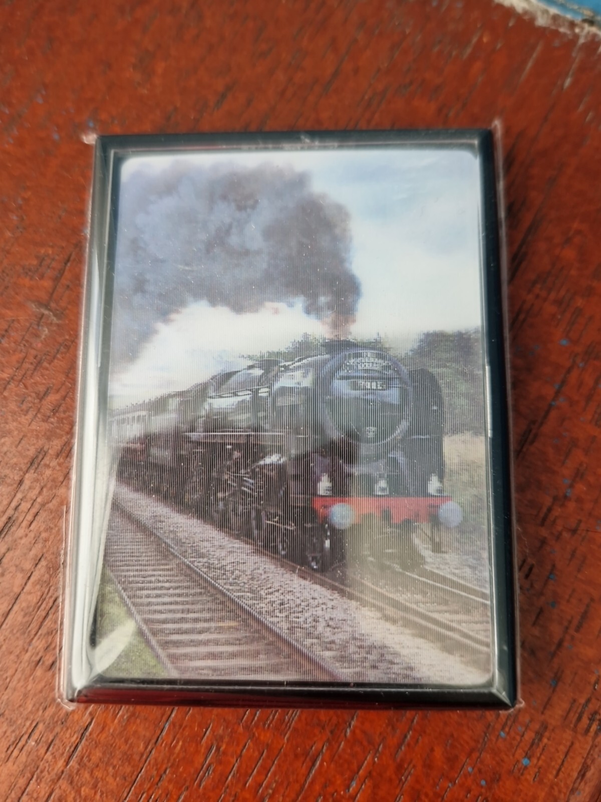 Oliver Cromwell magnet Steam Train fridge magnets Steam Trains railway ...