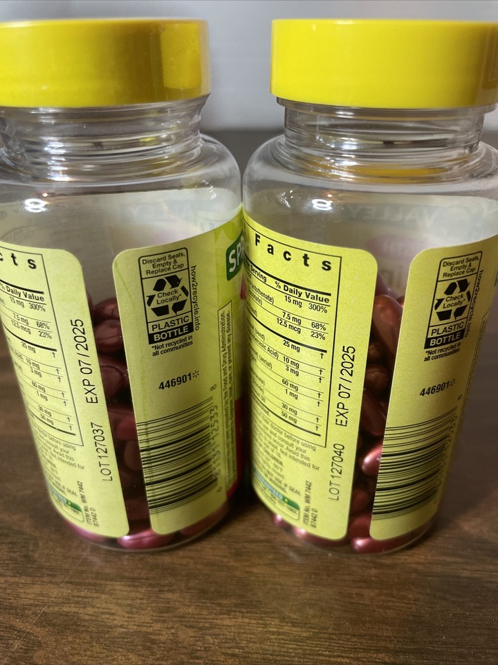 Spring Valley Extra Strength Hair Skin and Nails 2 Pack 240 Softgels ...