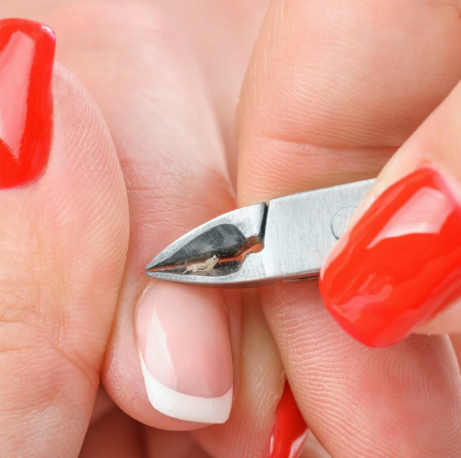 Stainless Steel Cuticle Nail Nipper Clipper Manicure Plier Cutter Tool ...