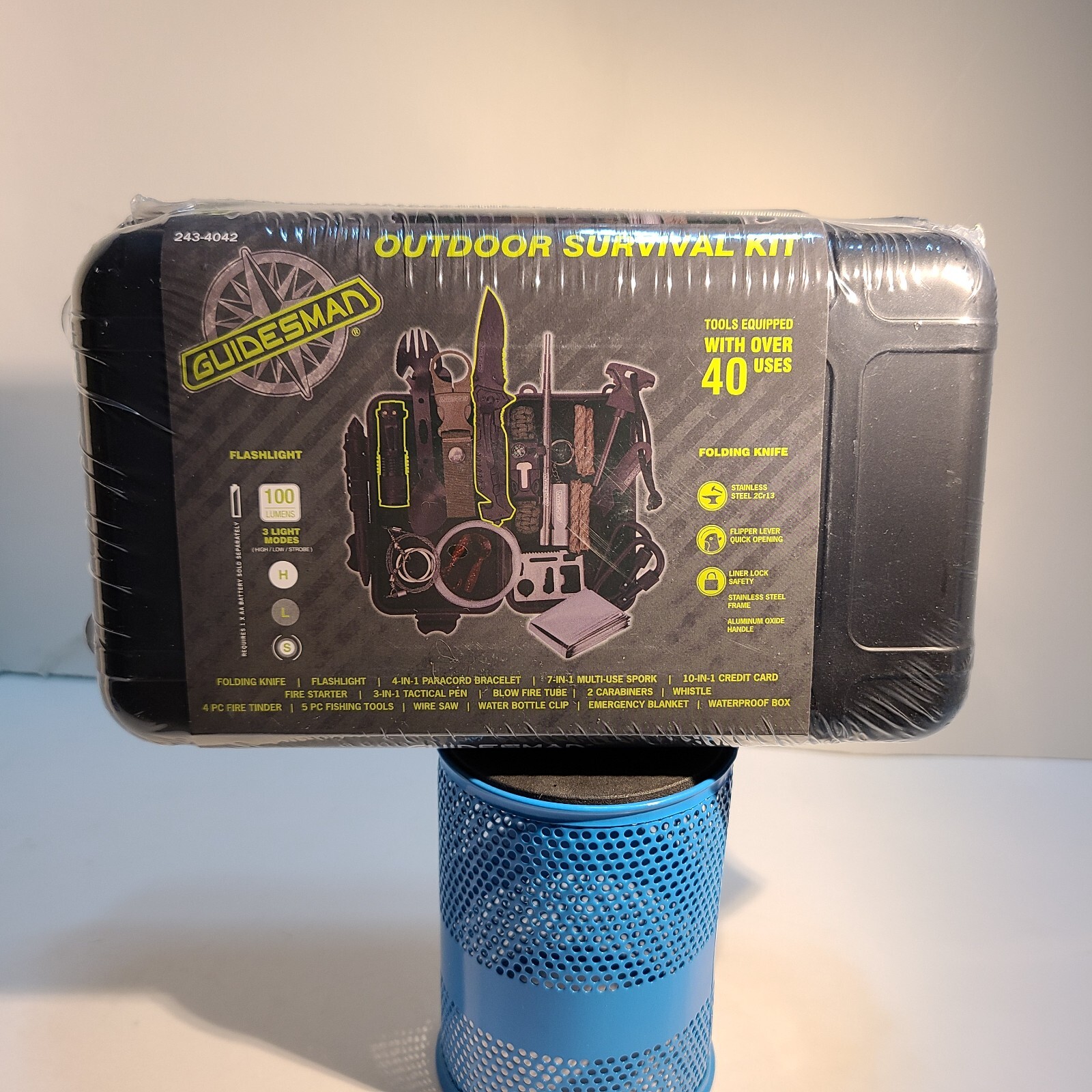 Guidesman Outdoor Survival Kit. Tools Equipped with Over 40 Features ...