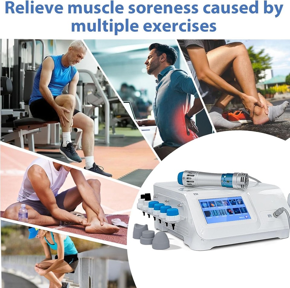 2026 Touch Screen Shockwave Therapy Machine For Muscle Pain Removal ED ...