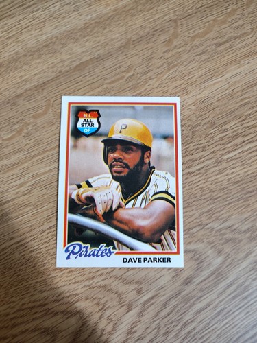 1978 Topps - DAVE PARKER -#560 Pittsburgh Pirates - NL ALL STAR - HOF ...
