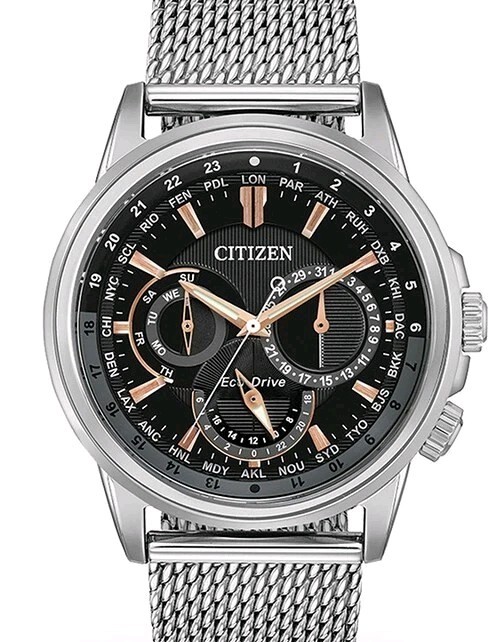 Citizen Calendrier World Time Eco-Drive Stainless Ste… - Gem