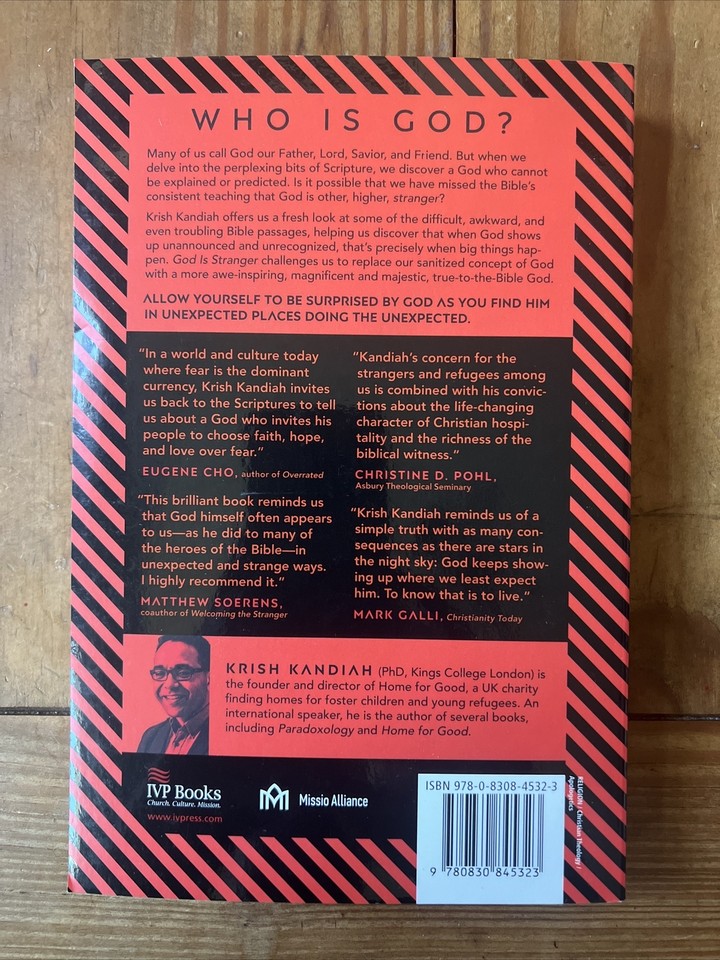 God Is Stranger By Krish Kandiah- New Paperback. FAST SHIPPING ...