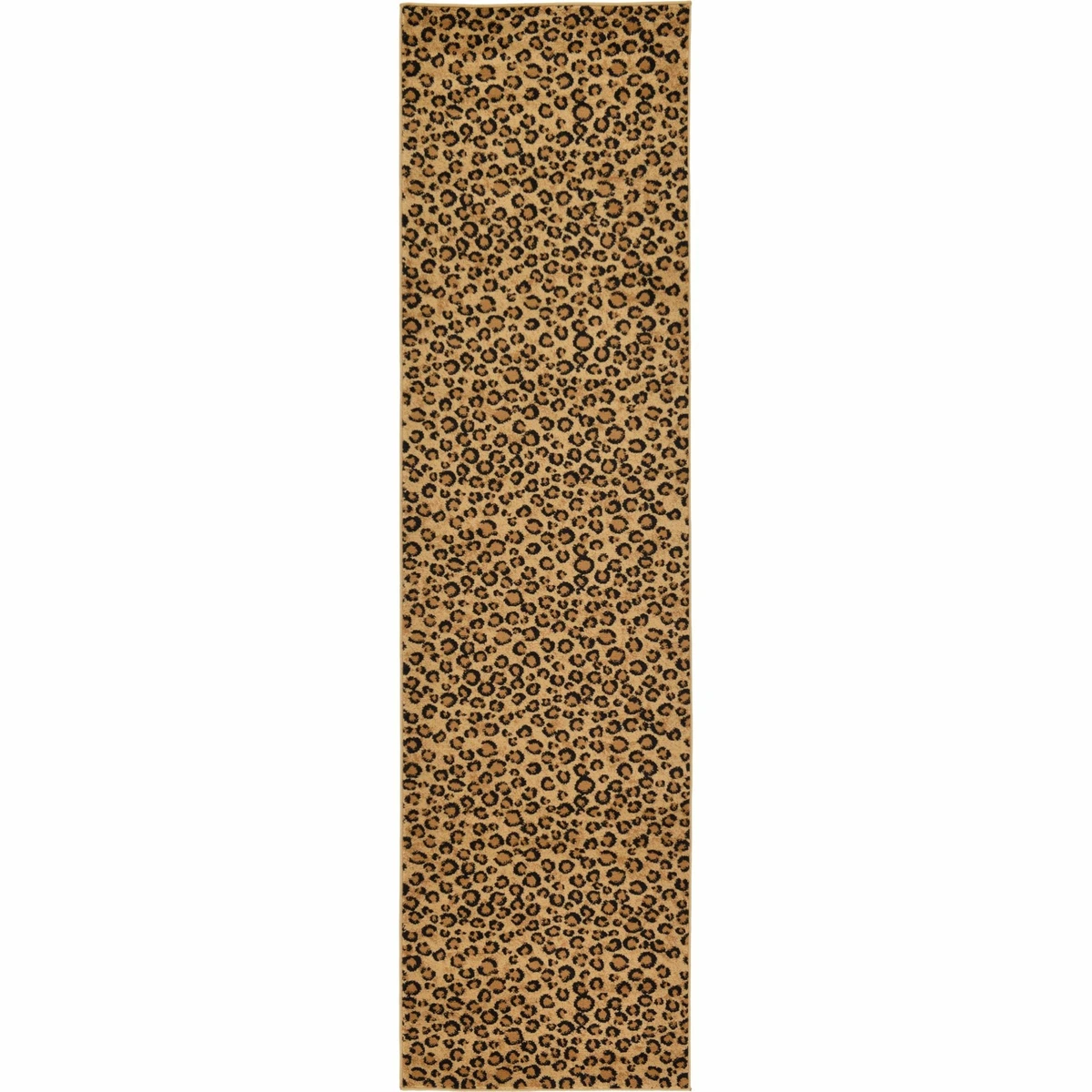 Leopard Print Runner Rug