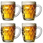 Dimpled Beer Tankard Half Pint Glass set of 4 | eBay UK