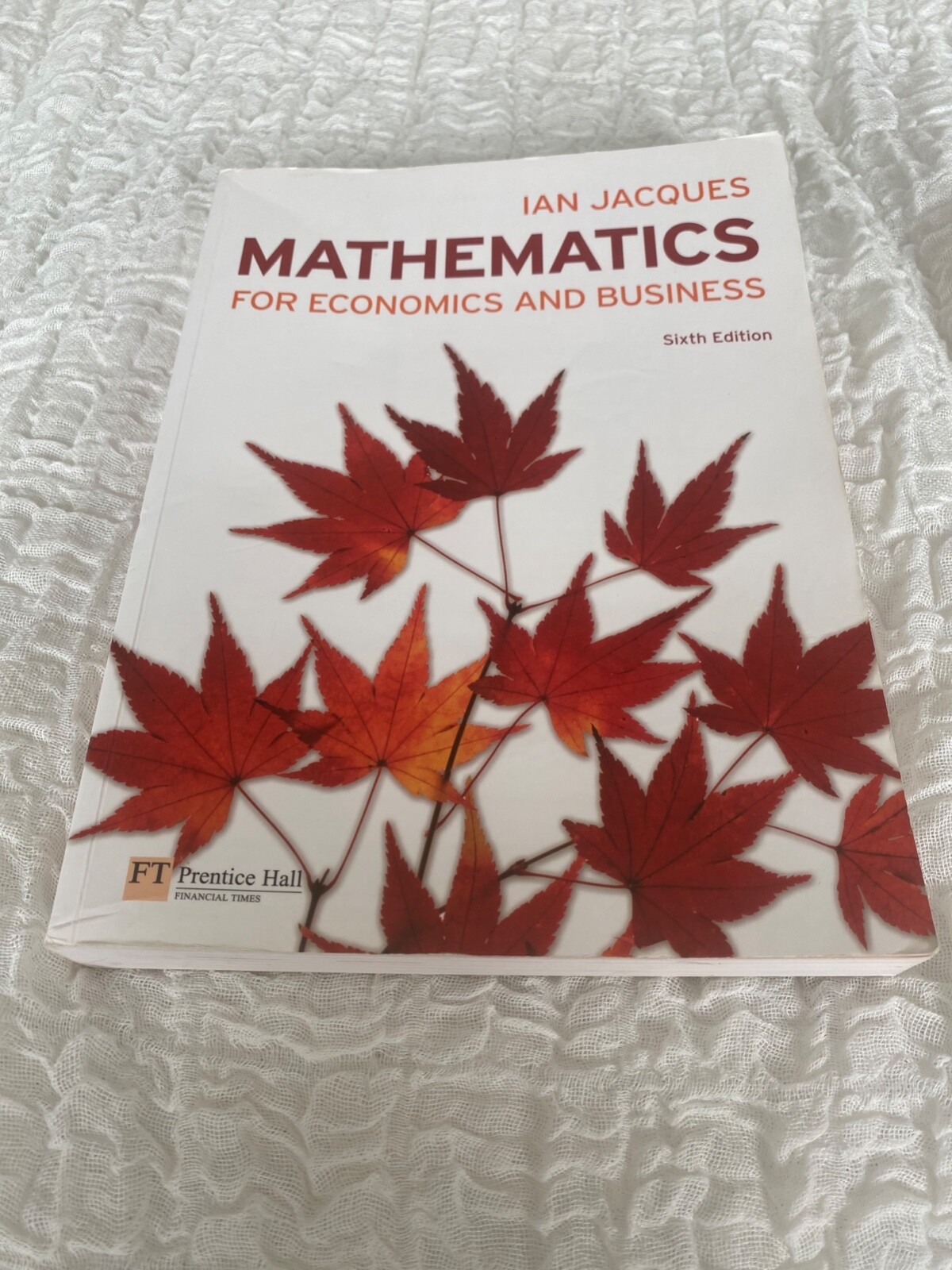 Mathematics for Economics and Business by Ian Jacques (Paperback, 2009 ...