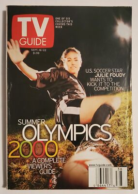 TV GUIDE - 2000 SUMMER OLYMPICS COVER - SEPT. 16 - SEPT. 20, 2000 | eBay