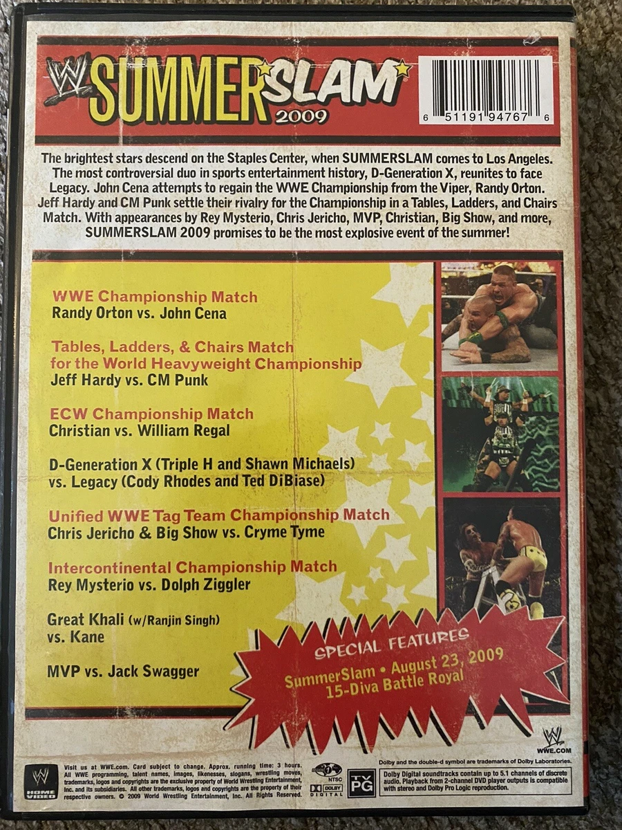 Randy Orton Vs John Cena Summerslam 2009