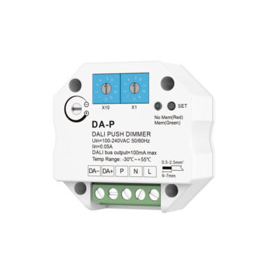 LED Dimmer 230V AC DALI Push Dimmer Controller für DALI Driver Ballasts ...