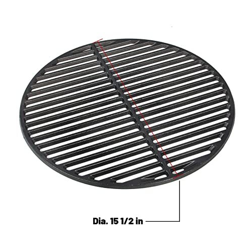 Cast Iron Cooking Grids Grates for Medium Big Green Egg Charcoal Grill ...