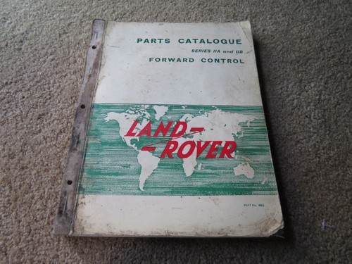Land Rover parts catalogue series II IIA Printed DEC 1966 | eBay Australia